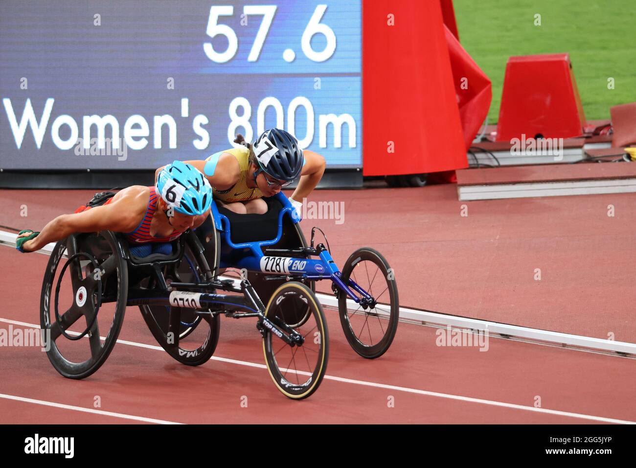 Tokio, Japan. 29th Aug, 2021. Paralympics: Athletics, women's 800m ...