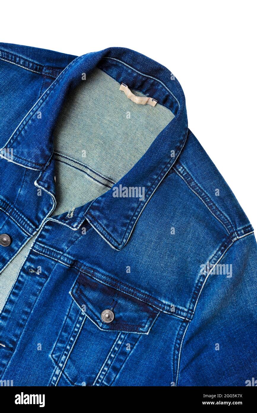 Blue denim jacket hi-res stock photography and images - Alamy