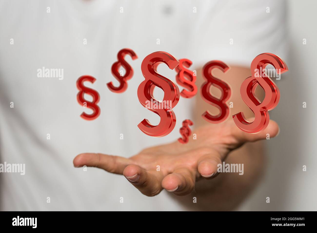 A digital illustration of floating law signs in 3D on a han Stock Photo ... A digital illustration of floating law signs in 3D on a han Stock Photo ...