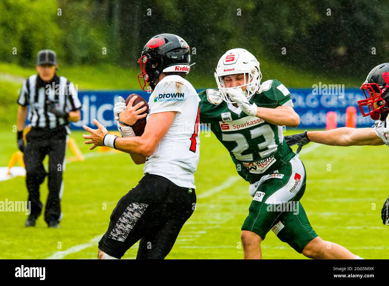 Schwaebisch hall unicorns vs saarland hurricanes hi-res stock ...
