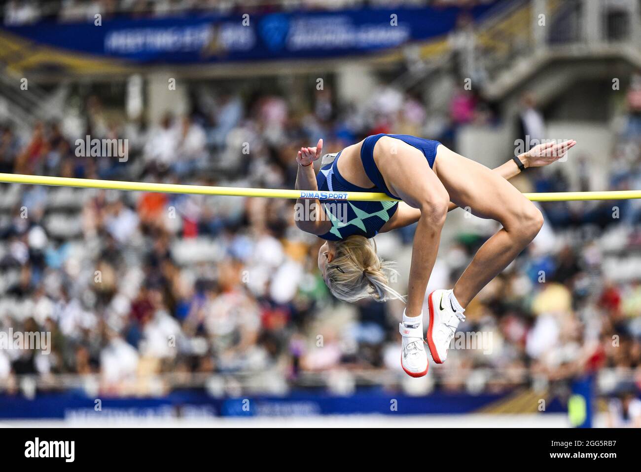 Yuliya (Yuliia) Levchenko (Women's High Jump) of Ukraine competes ...