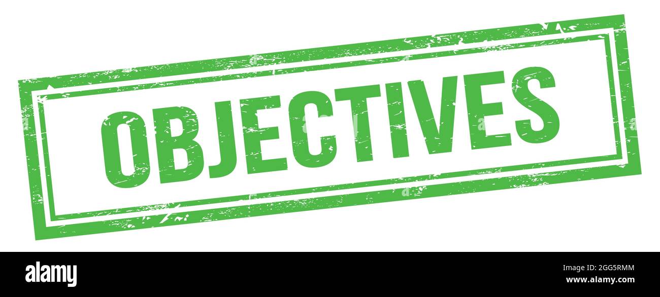 Objectives stamp hi-res stock photography and images - Alamy