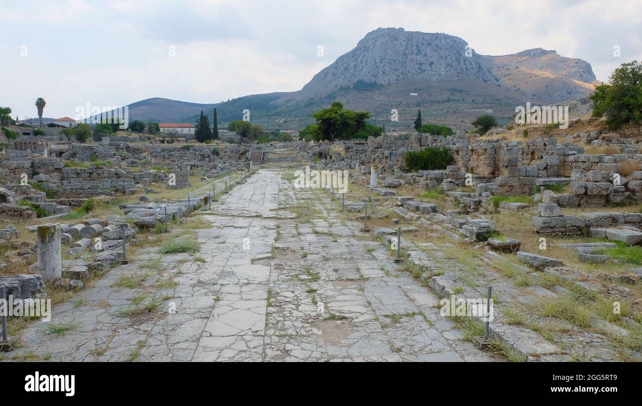Lechaion Way is the Roman road that linked the port of Lechaion with ...