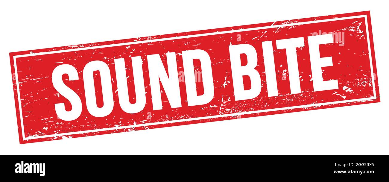 Sound bite word hi-res stock photography and images - Alamy