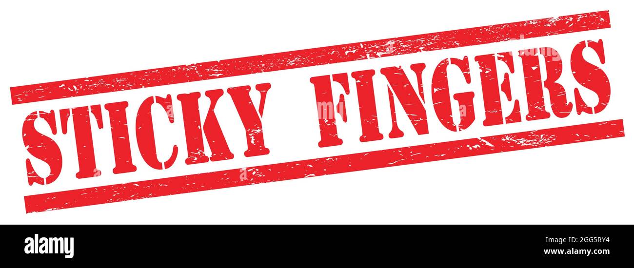 Sticky fingers stamp hi-res stock photography and images - Alamy