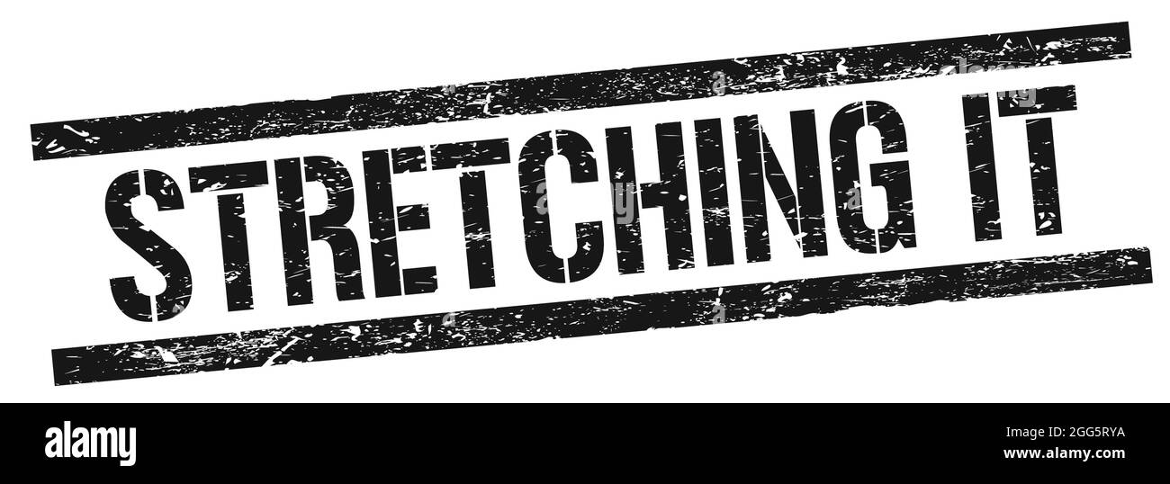 Stretching it stamp hi-res stock photography and images - Alamy