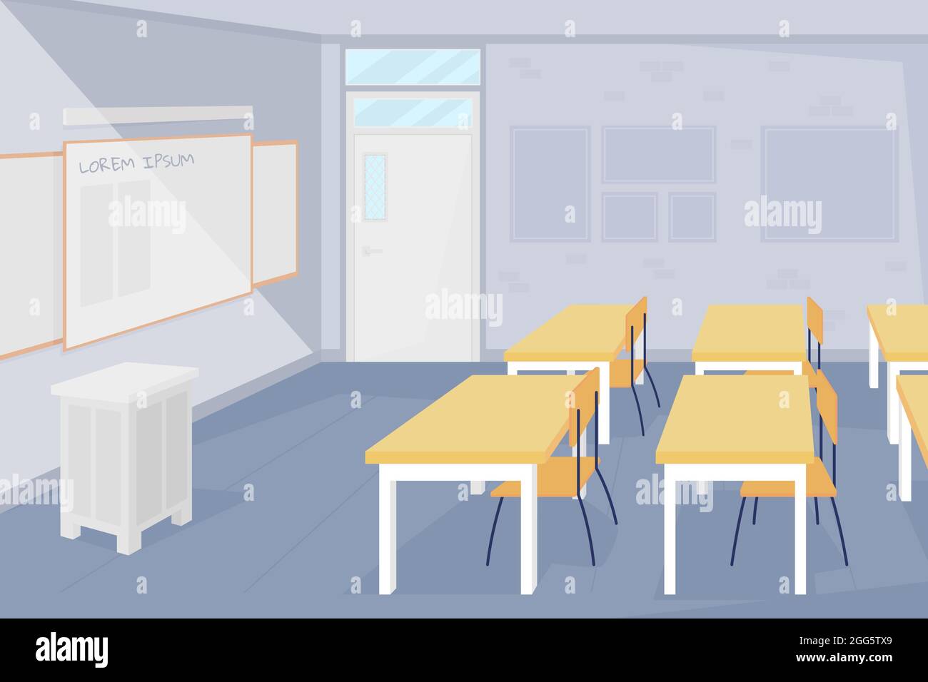 School no classroom Stock Vector Images - Alamy