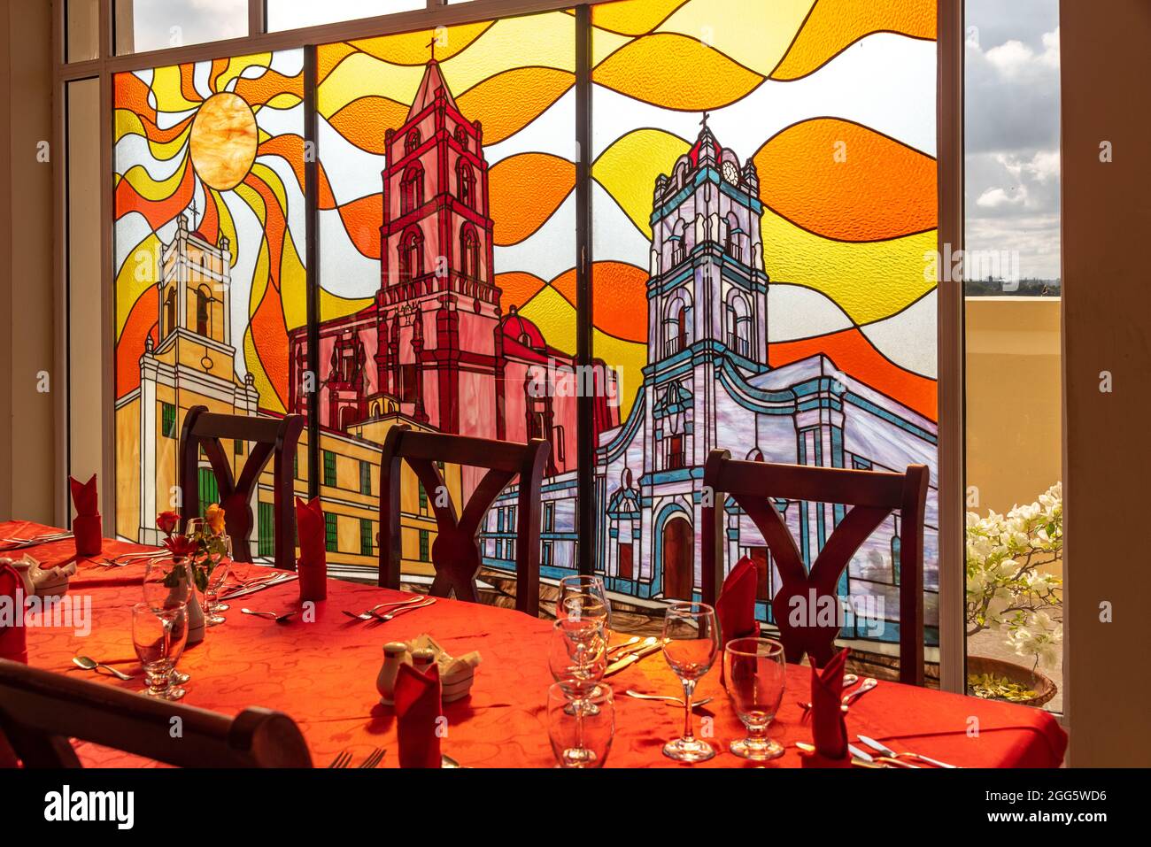 Cuban stained glass window hi-res stock photography and images - Alamy