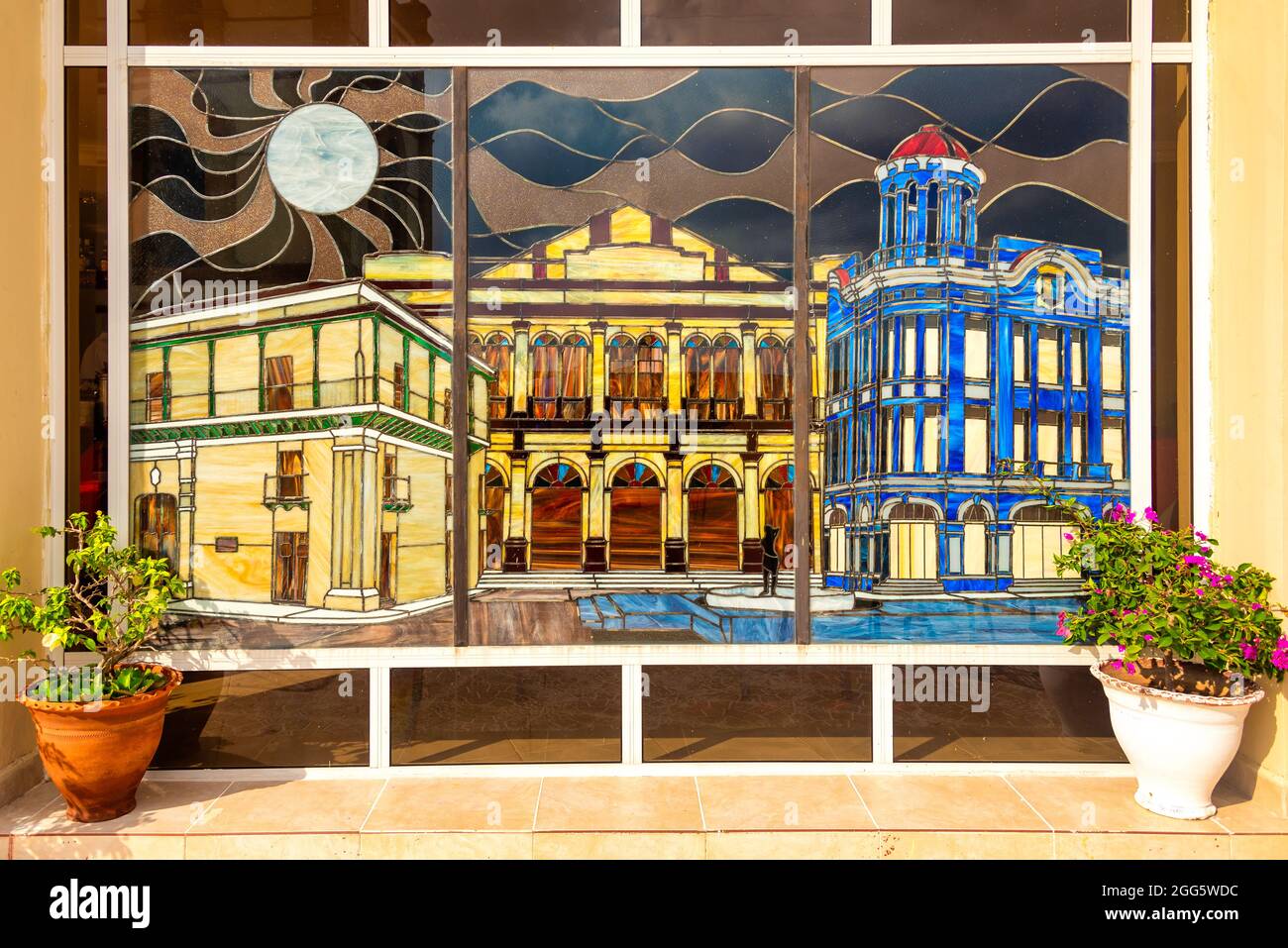 Cuban stained glass window hi-res stock photography and images - Alamy