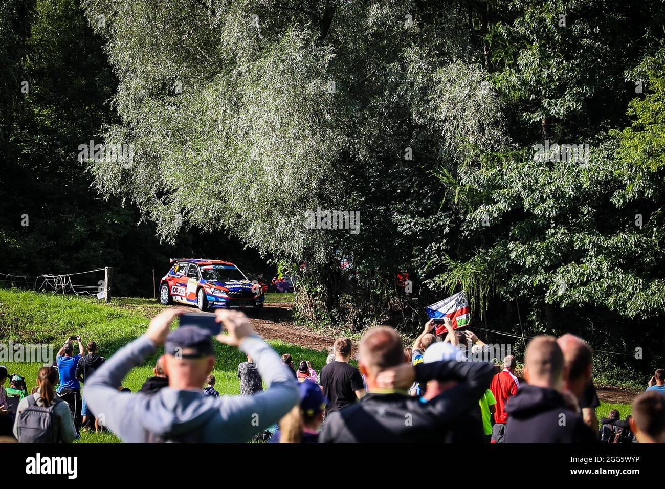 04 Miko MARCZYK (POL), Szymon GOSPODARCZYK (POL), Skoda Fabia Rally2 Evo, Orlen Team, action ...