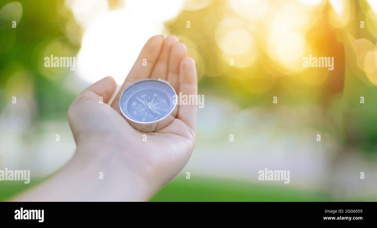Thumb Compass High Resolution Stock Photography and Images - Alamy