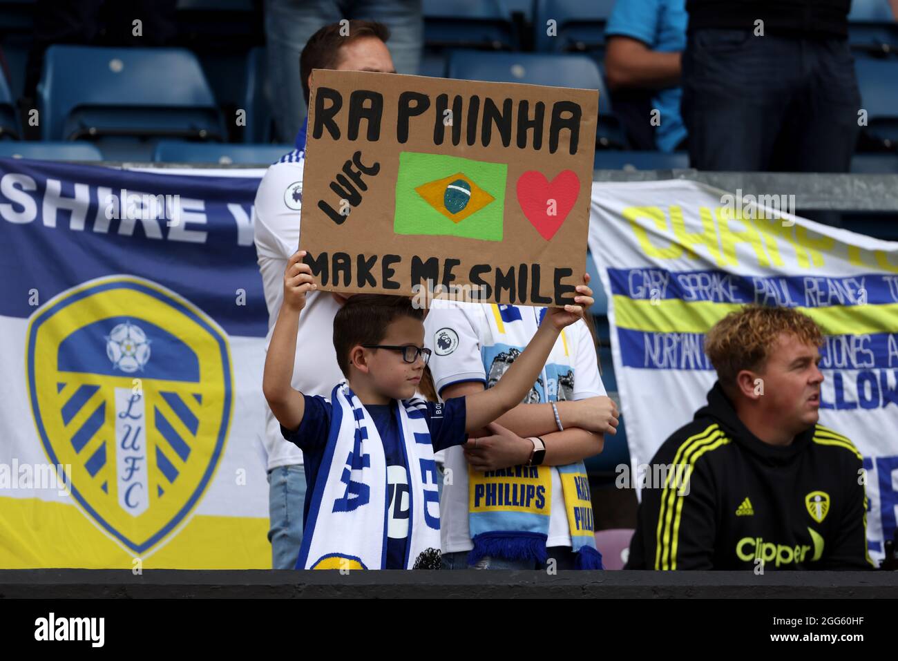 Leeds fan sign hi-res stock photography and images - Alamy