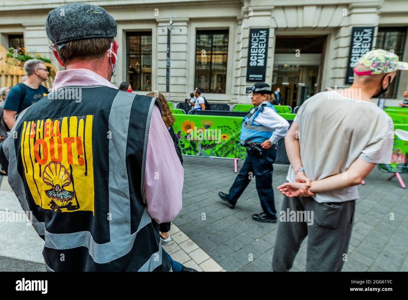 Science museum protest against shell hi-res stock photography and ...