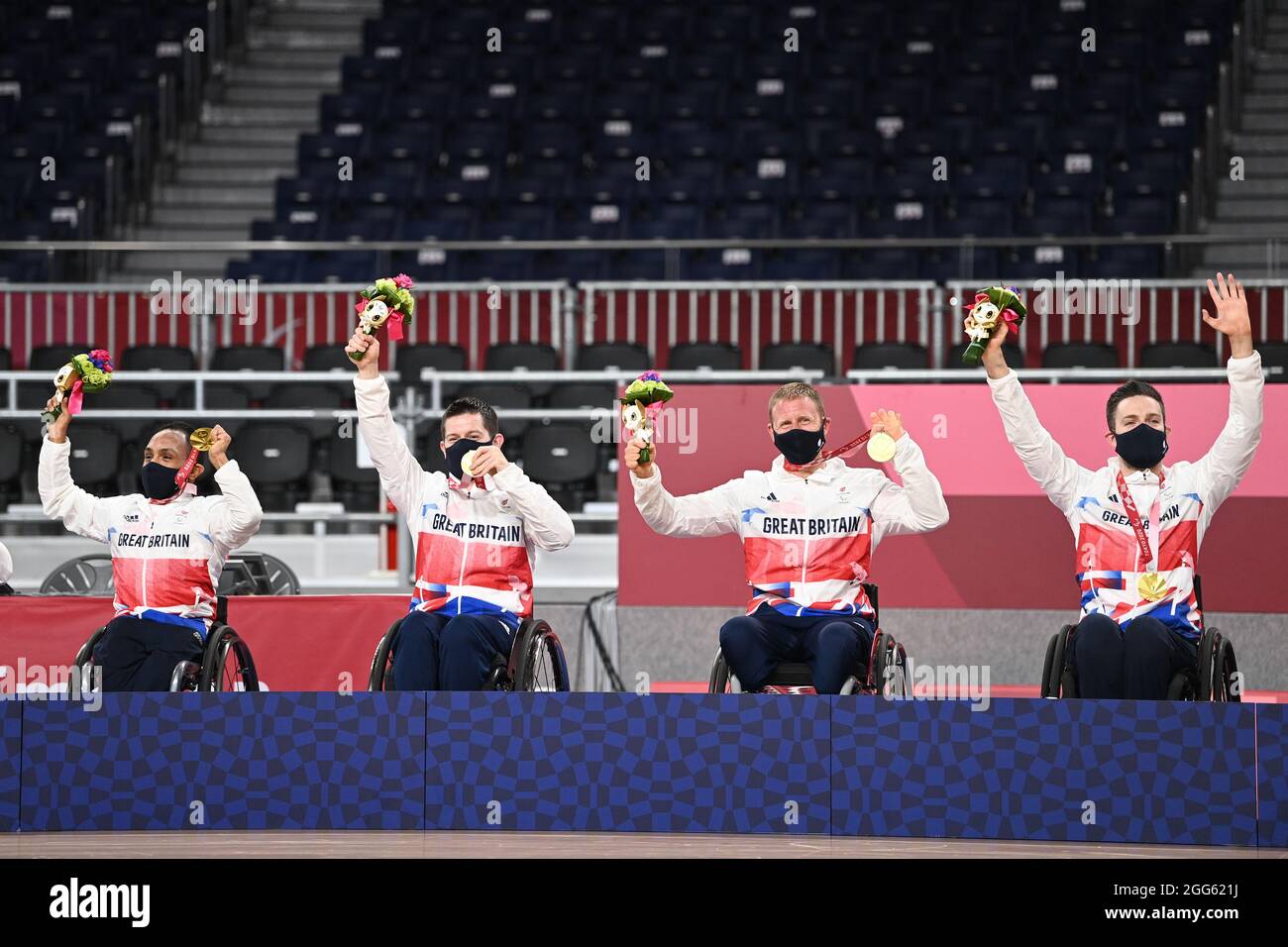 Tokyo, Japan. Credit: MTAUSO. 29th Aug, 2021. Great Britain team group ...