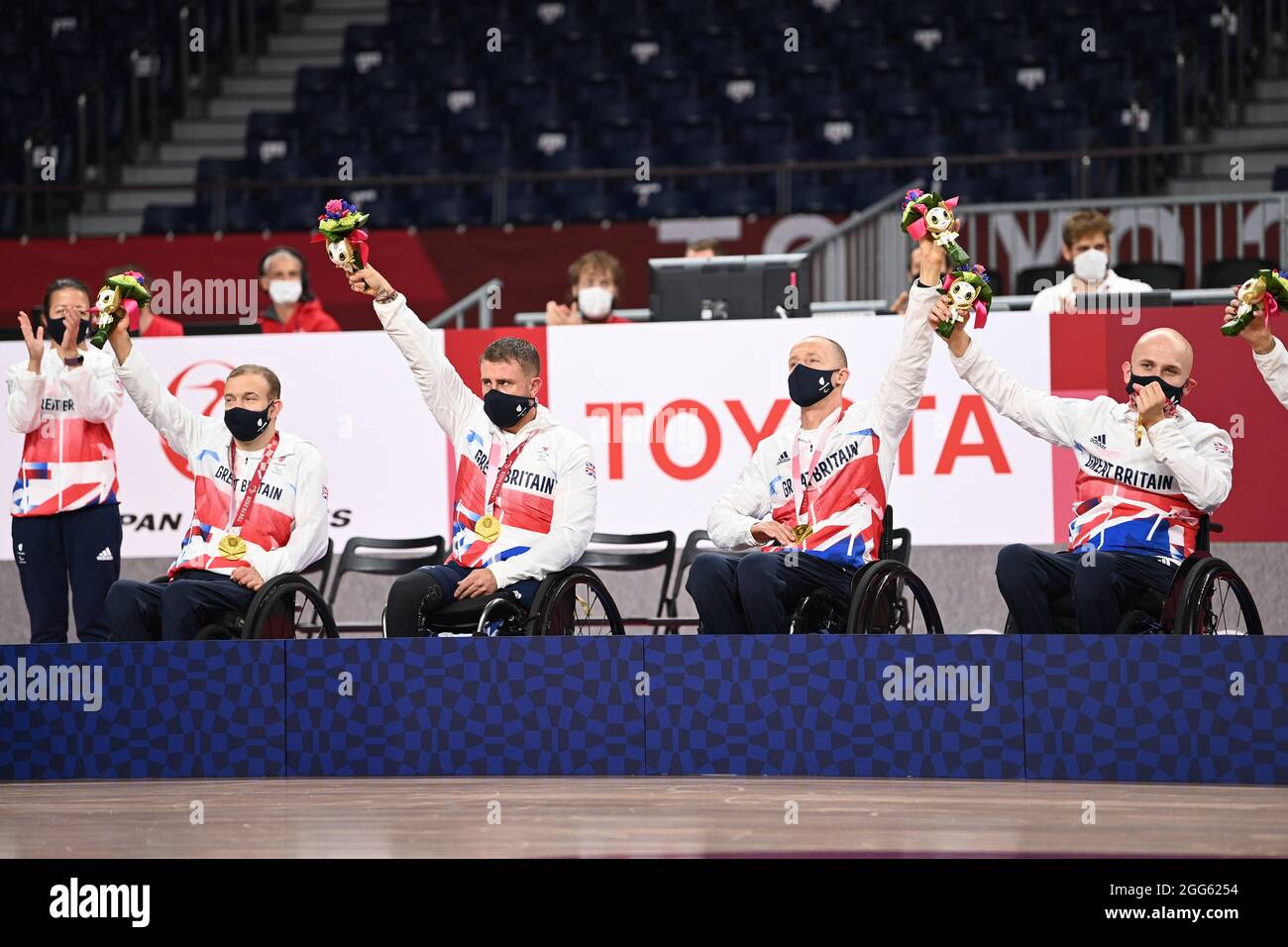 Tokyo, Japan. Credit: MTAUSO. 29th Aug, 2021. Great Britain team group ...