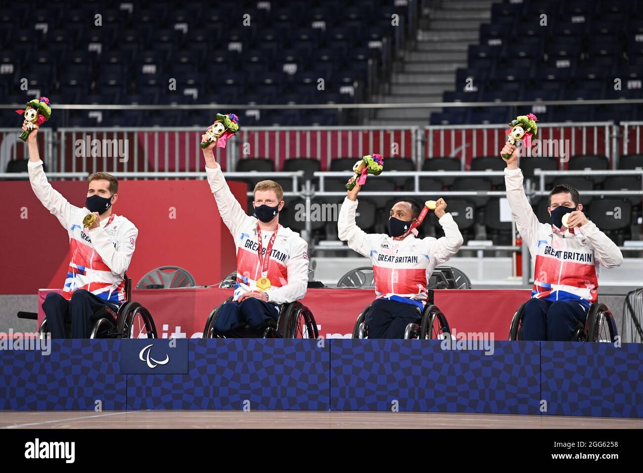 Tokyo, Japan. Credit: MTAUSO. 29th Aug, 2021. Great Britain team group ...