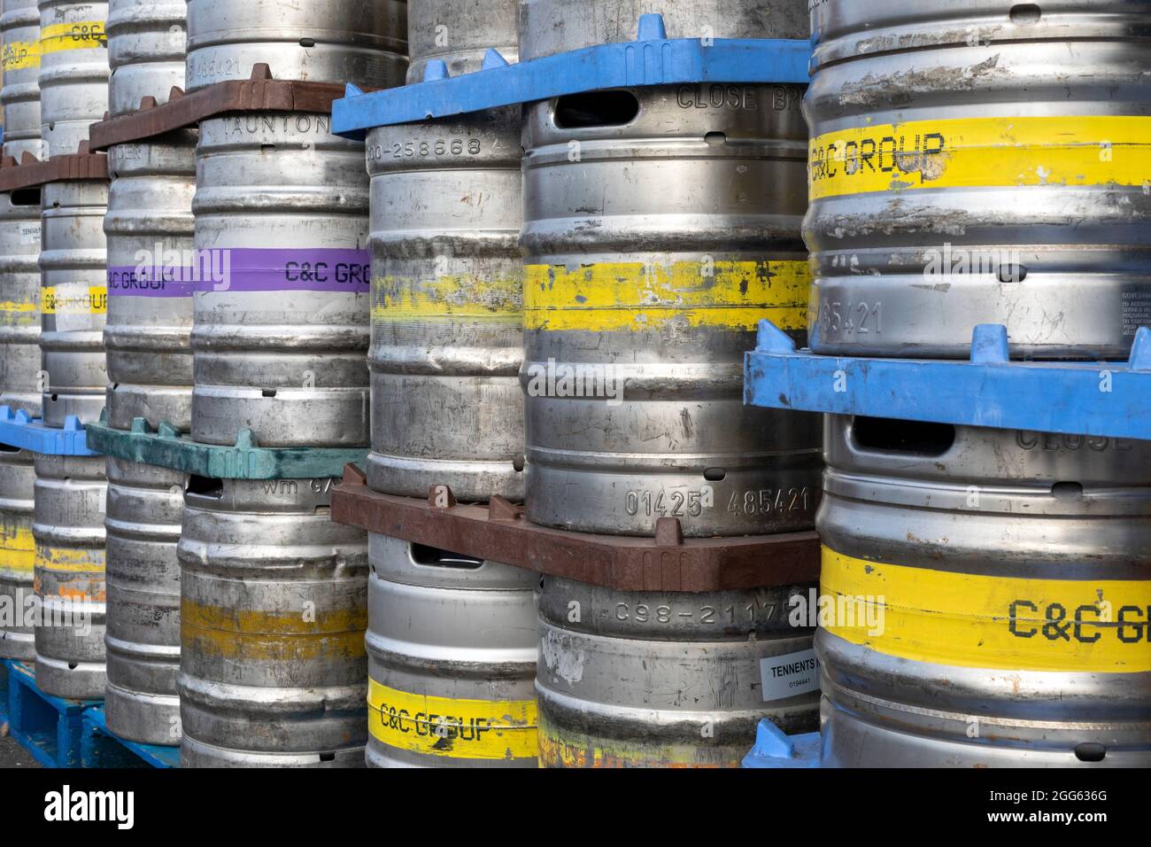 Aluminium beer barrel hi-res stock photography and images - Alamy