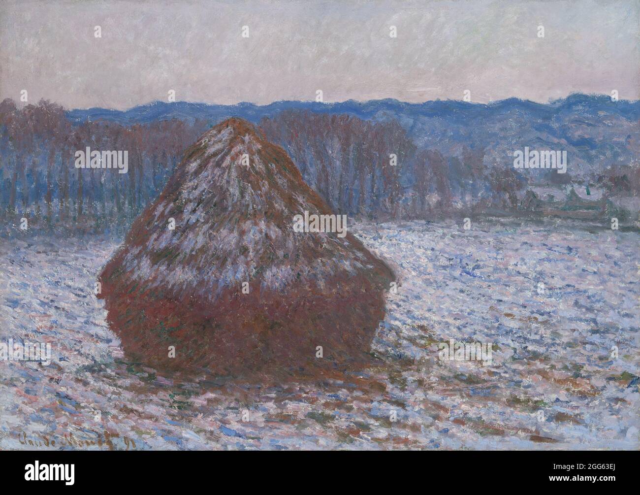 Stack of Wheat 1890/91 by Claude Monet Stock Photo - Alamy