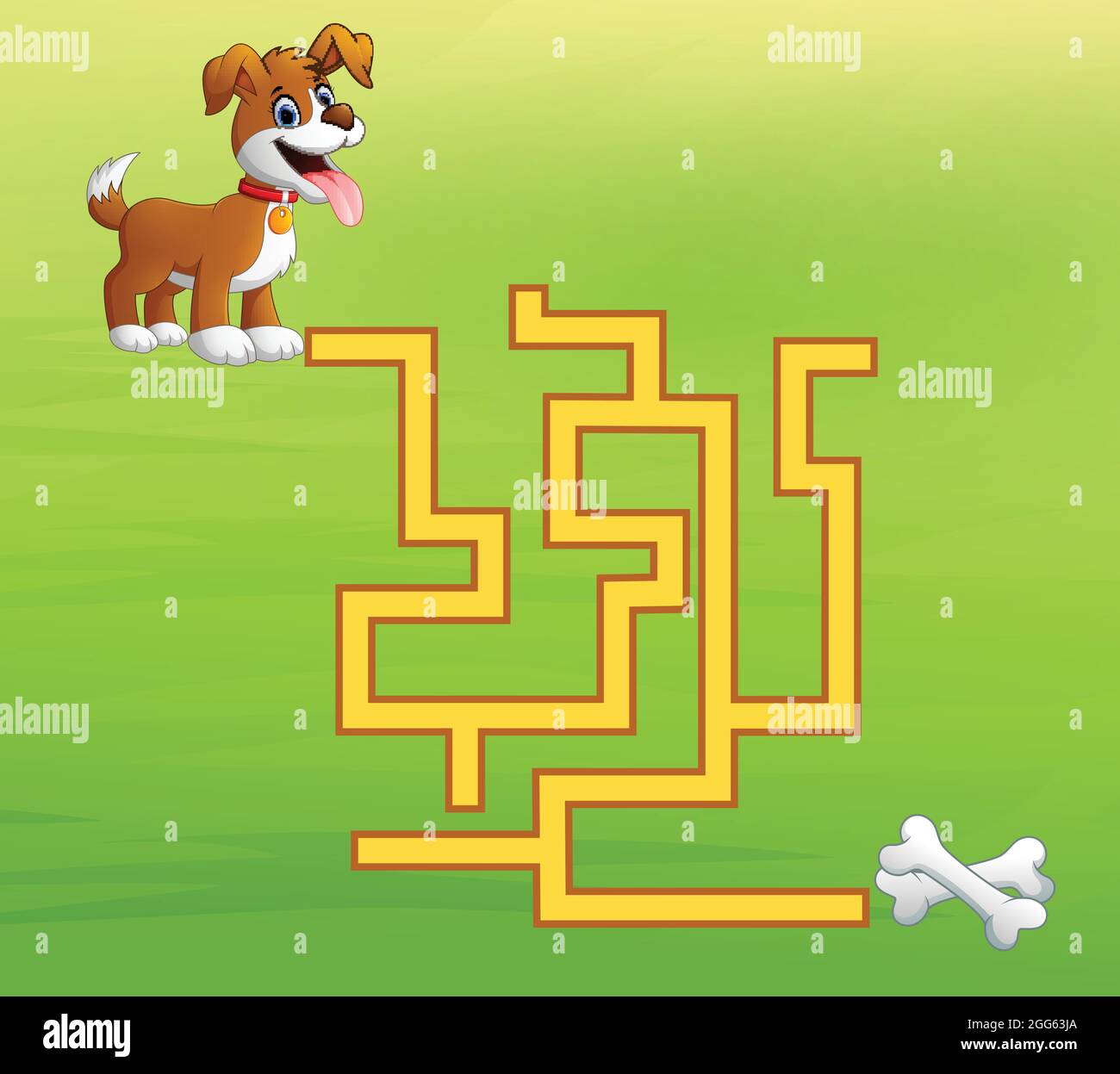 Maze of bones Stock Vector Images - Alamy