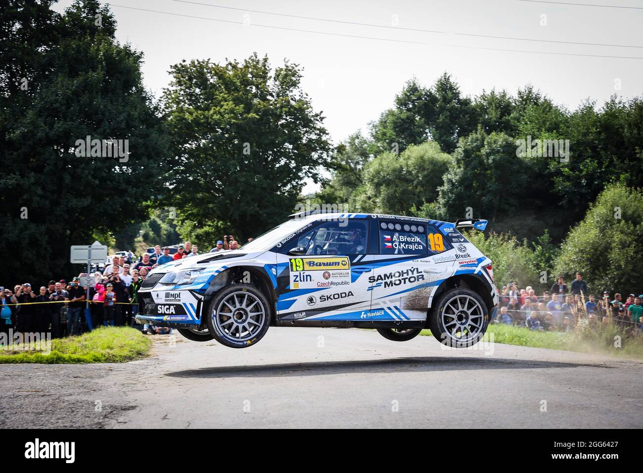 19 Adam BREZIK (CZE), Ondrej KRAJCA (CZE), Skoda Fabia R5, Samohyl Â ...