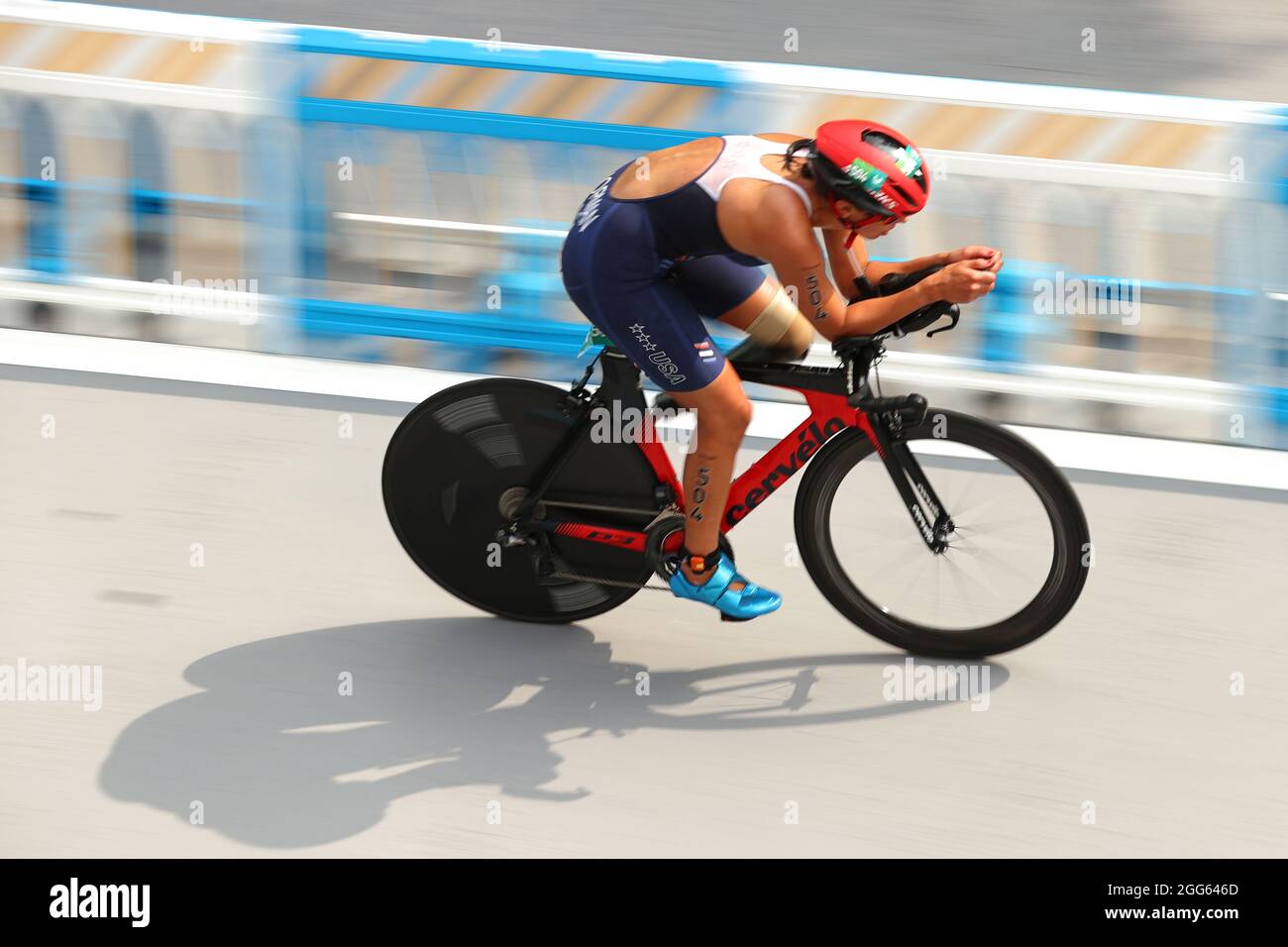 Tokyo, Japan. 29th Aug, 2021. Grace Norman (USA) Triathlon : Women's ...