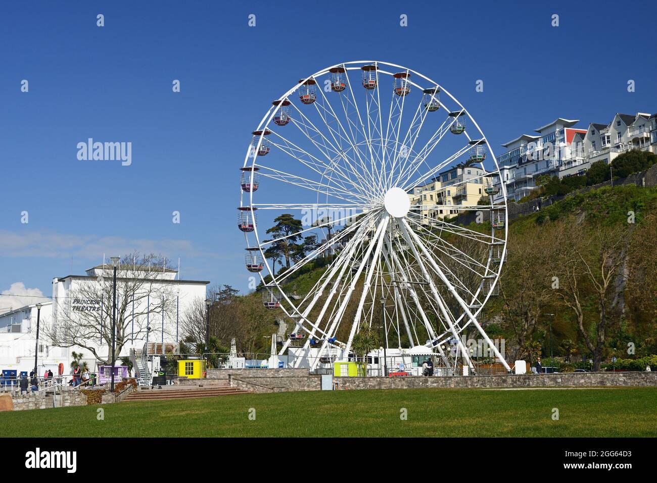 Big wheel, Torquay seafront Stock Photo - Alamy