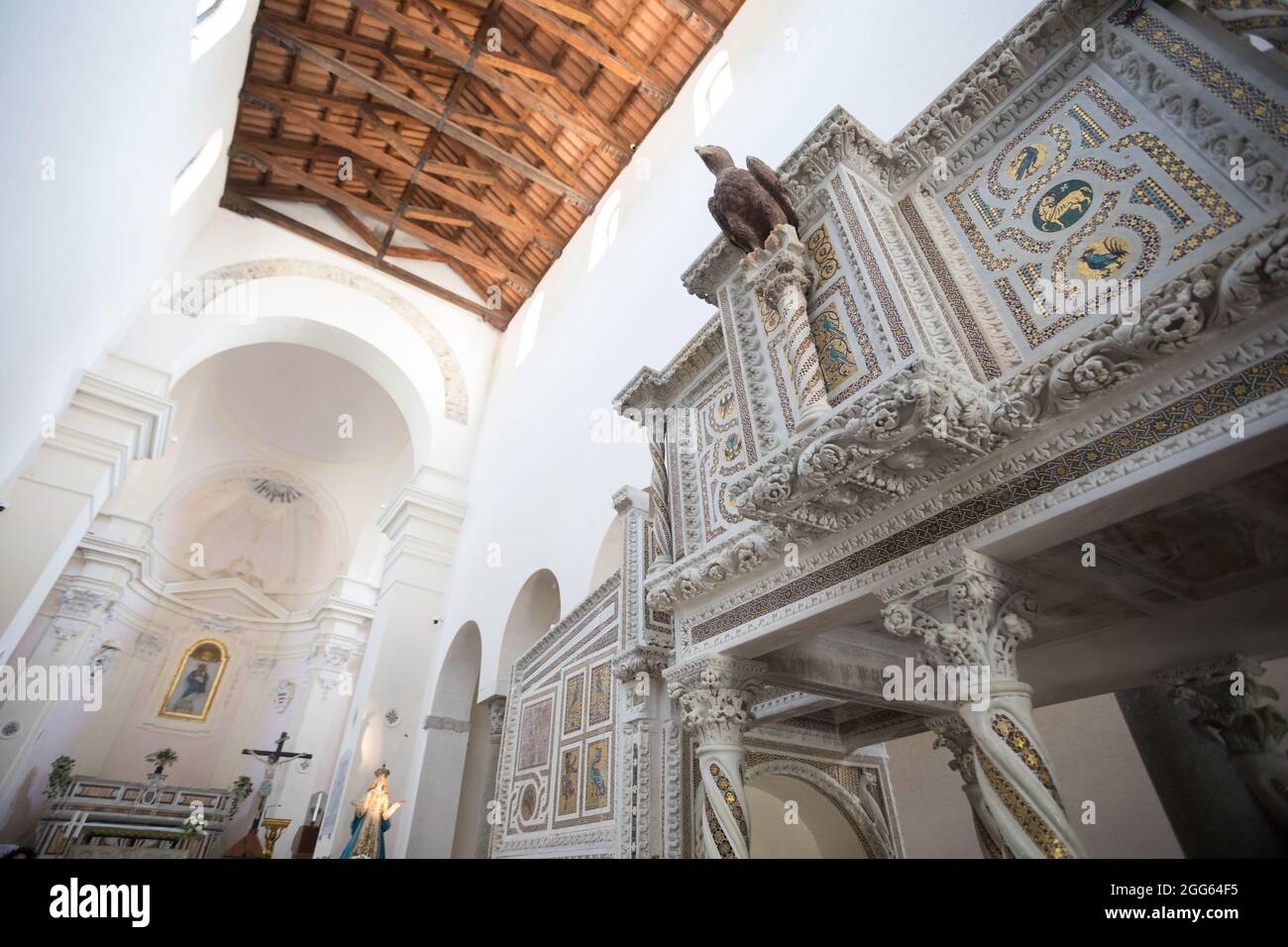 Cathedral (duomo) of ravello, in amalfi coast, italy Stock Photo - Alamy