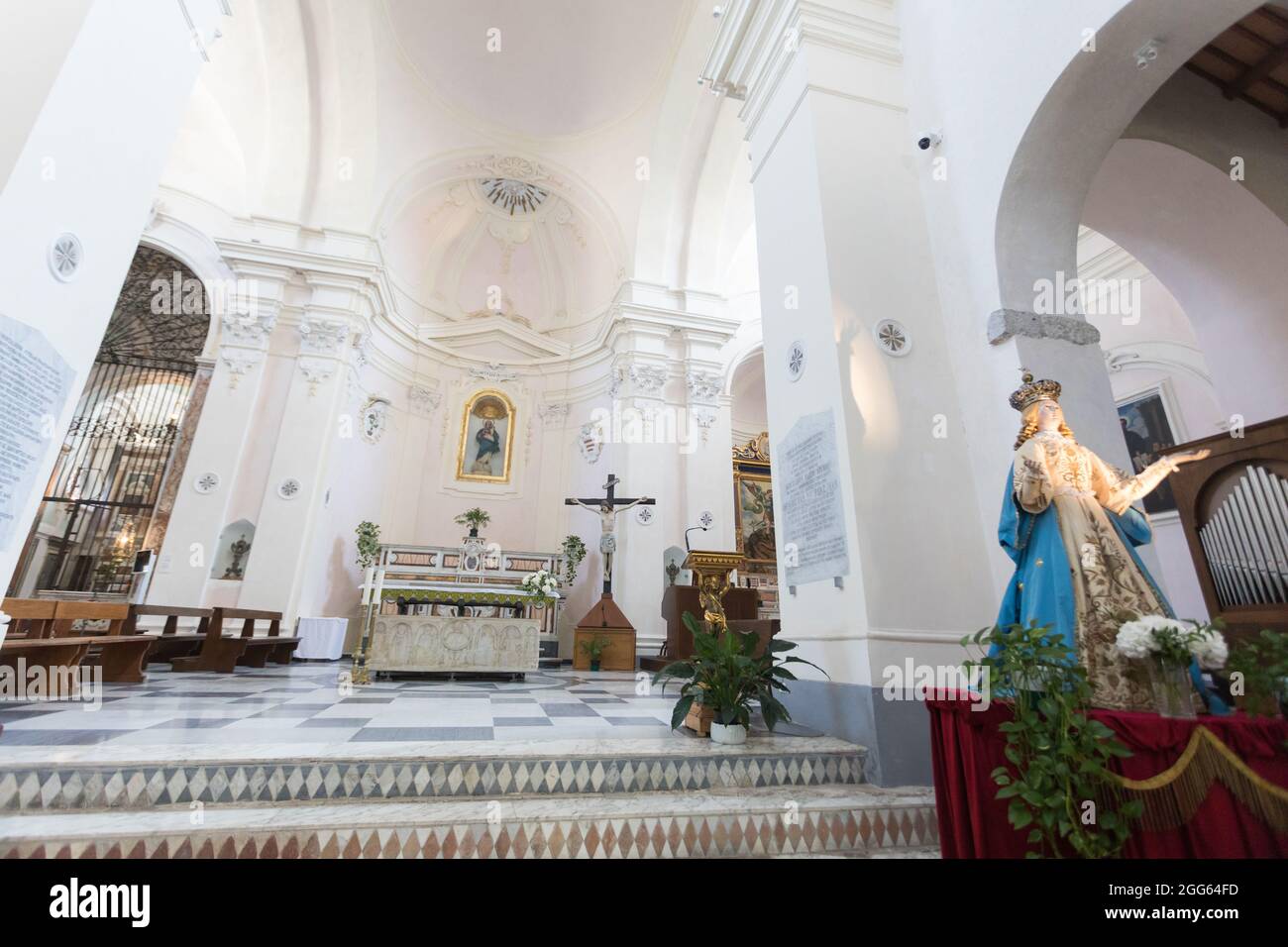 Cathedral (duomo) of ravello, in amalfi coast, italy Stock Photo - Alamy