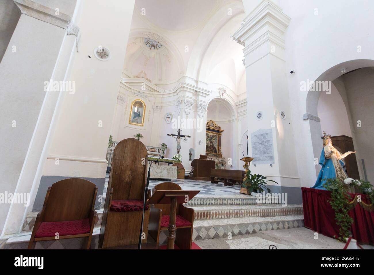 Cathedral (duomo) of ravello, in amalfi coast, italy Stock Photo - Alamy