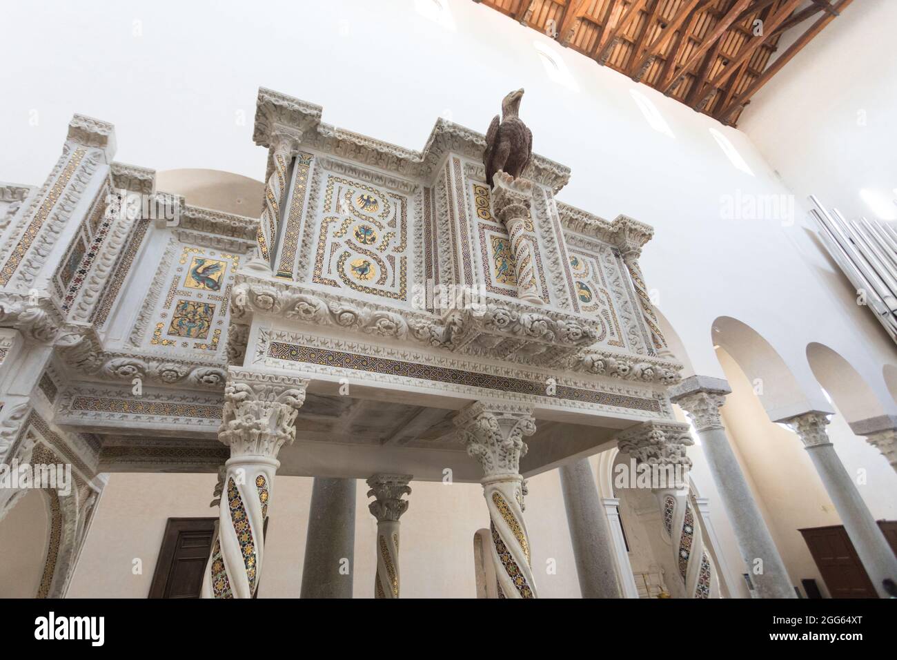 Cathedral (duomo) of ravello, in amalfi coast, italy Stock Photo - Alamy