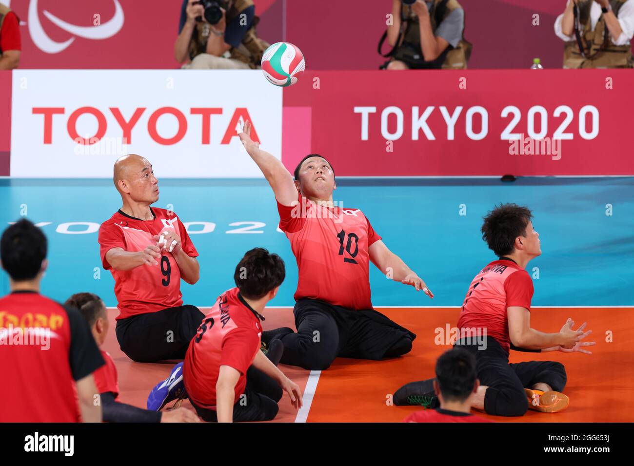 Chiba, Japan. 29th Aug, 2021. Takashi Yanagi (JPN) Sitting Volleyball ...