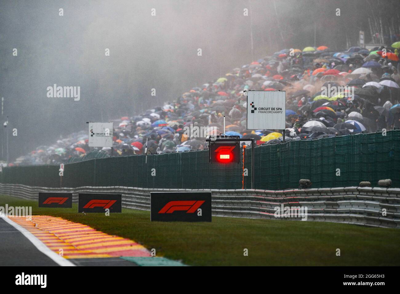 Red Flag during the Formula 1 Belgium Grand Prix, 12th round of the ...