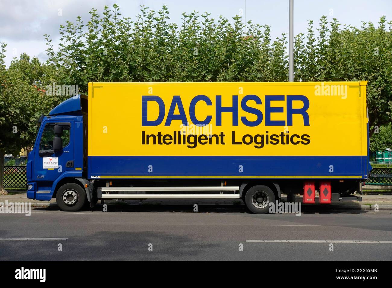 Truck of Dachser, Intelligent Logistics, Berlin Stock Photo - Alamy