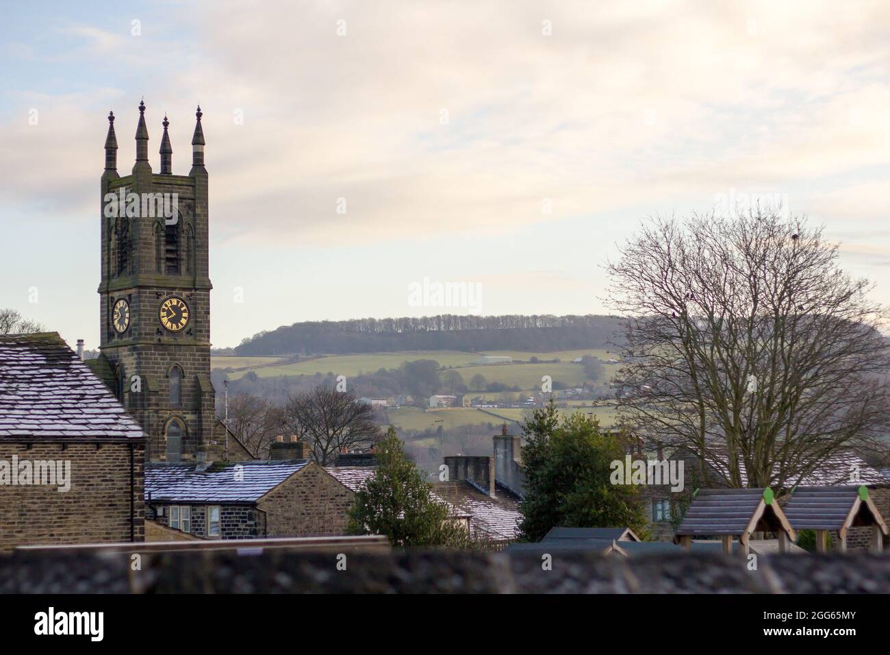 St Mary's Church, Honley, Holmfirth Stock Photo - Alamy
