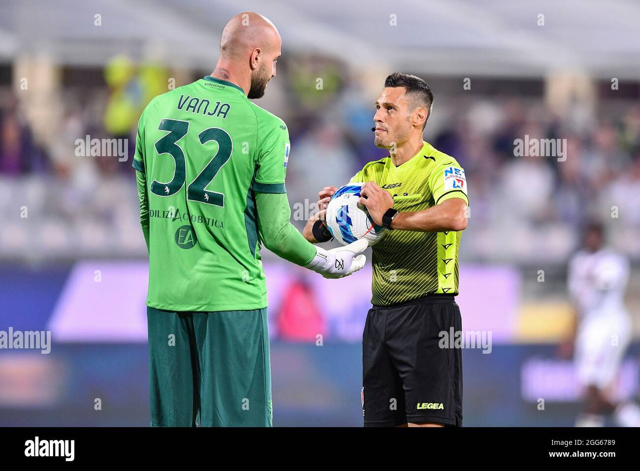Artemio Frachi stadium, Florence, Italy, August 28, 2021, Vanja ...