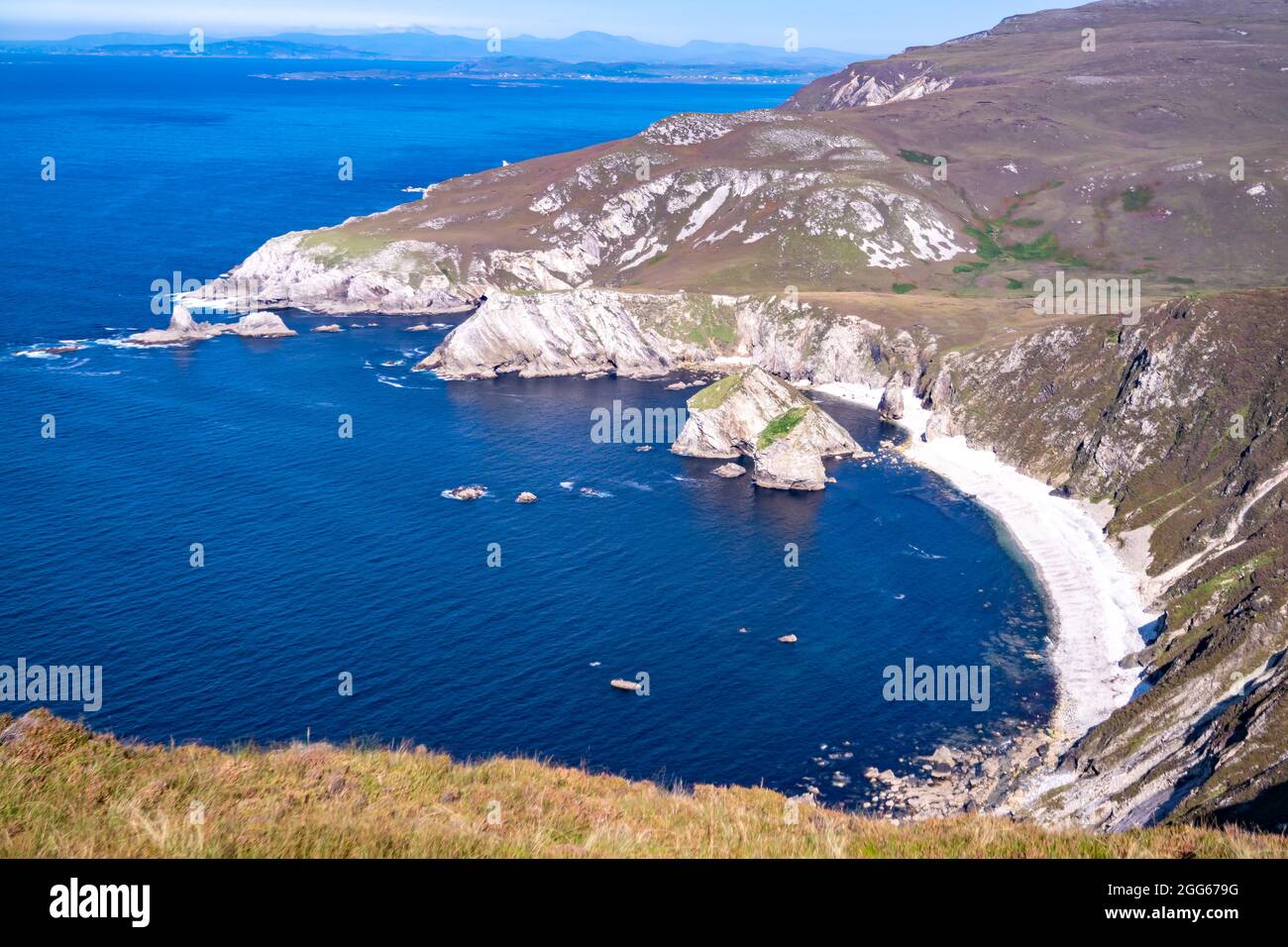 Glenlough bay between Port and Ardara in County Donegal is Irelands ...