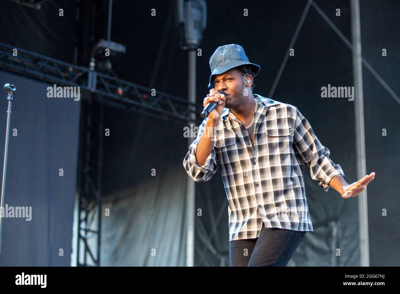 Leon Bridges during the Railbird Music Festival at The Grounds at ...