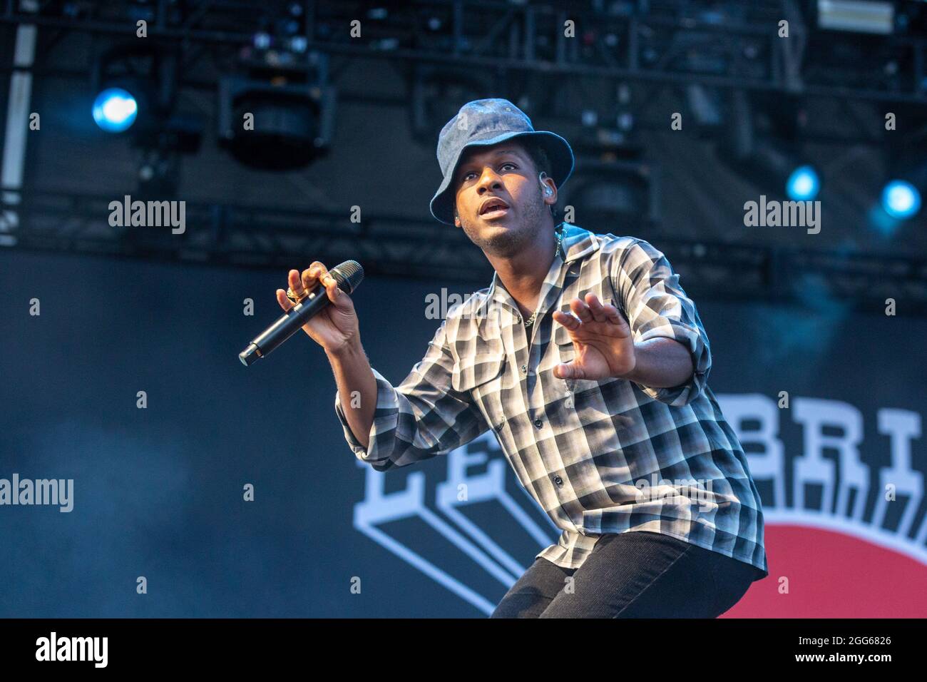 Leon Bridges during the Railbird Music Festival at The Grounds at ...