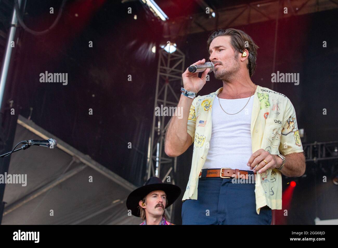 Mark Wystrach of Midland during the Railbird Music Festival at The ...