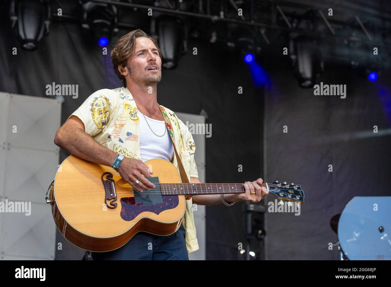 Mark Wystrach of Midland during the Railbird Music Festival at The ...