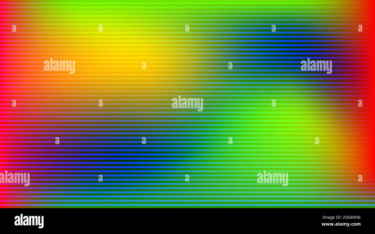 Abstract striped lined horizontal glowing background. Scan screen ...