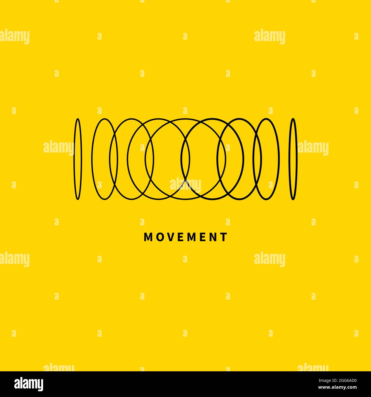 Logo movement. Coaching icon. Rotating circle concept. Evolution symbol ...