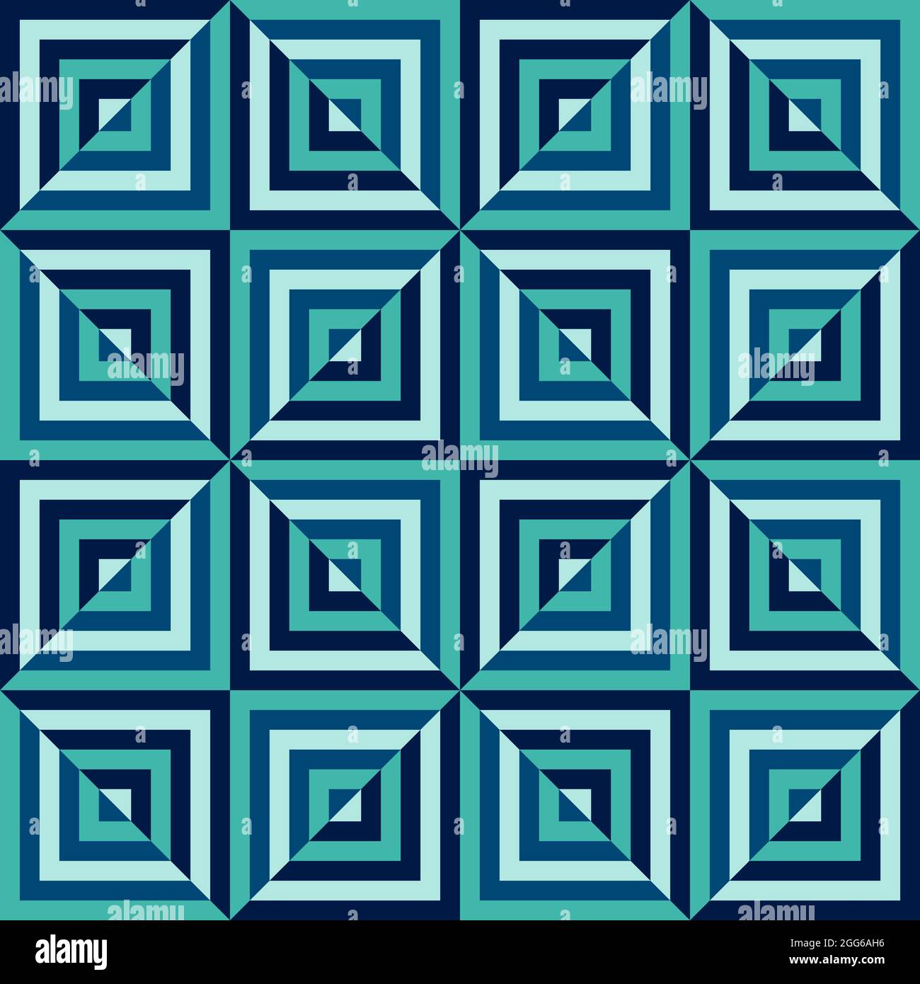 Seamless pattern with Geometric motifs in 4 colors Stock Photo - Alamy