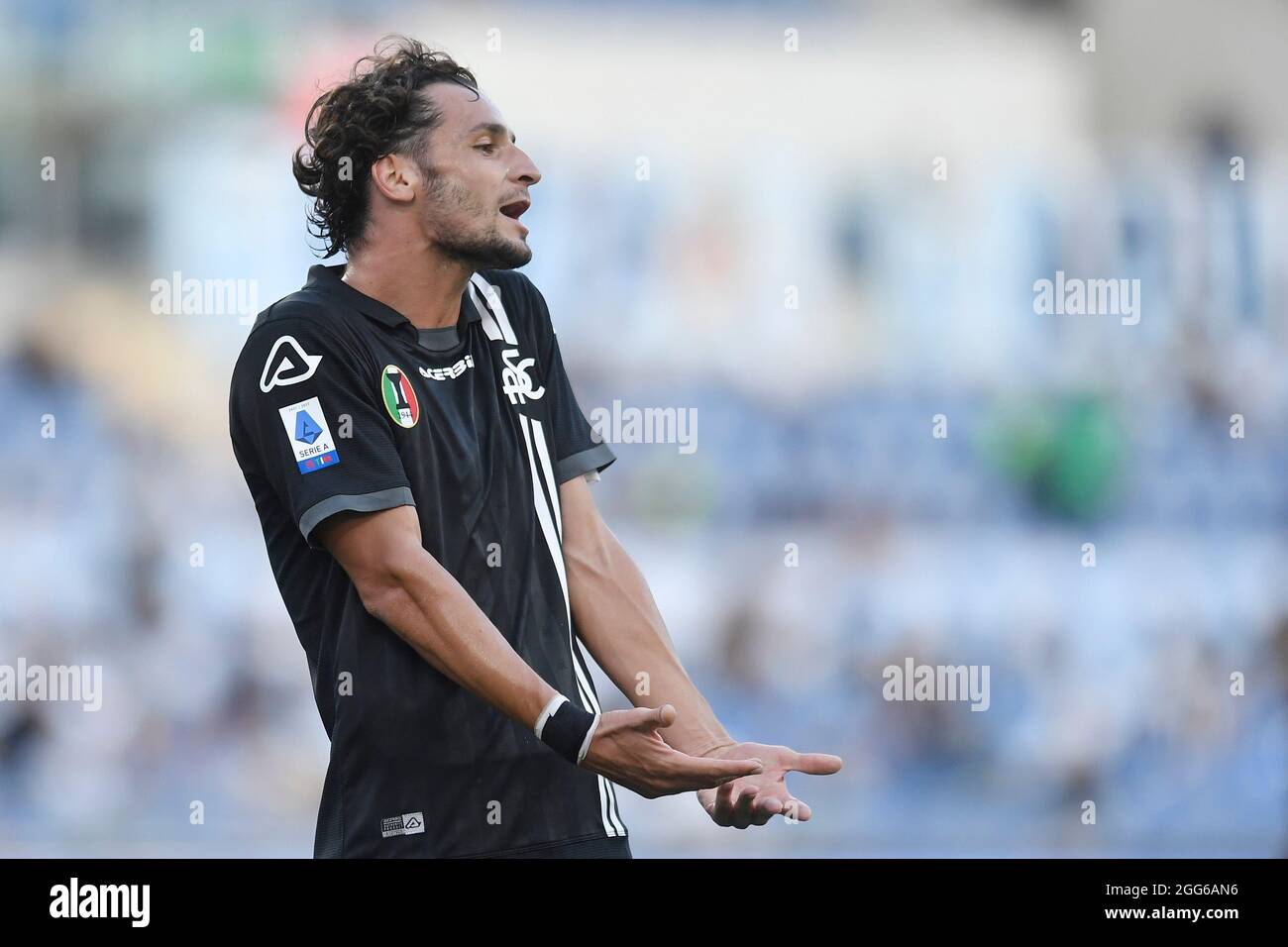 Luca Vignali of Spezia Calcio during the Serie A football match between ...