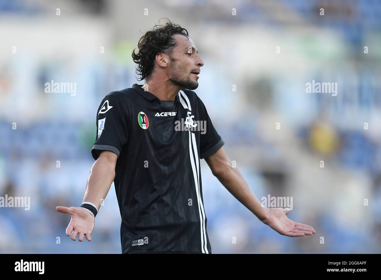 Luca Vignali of Spezia Calcio during the Serie A football match between ...