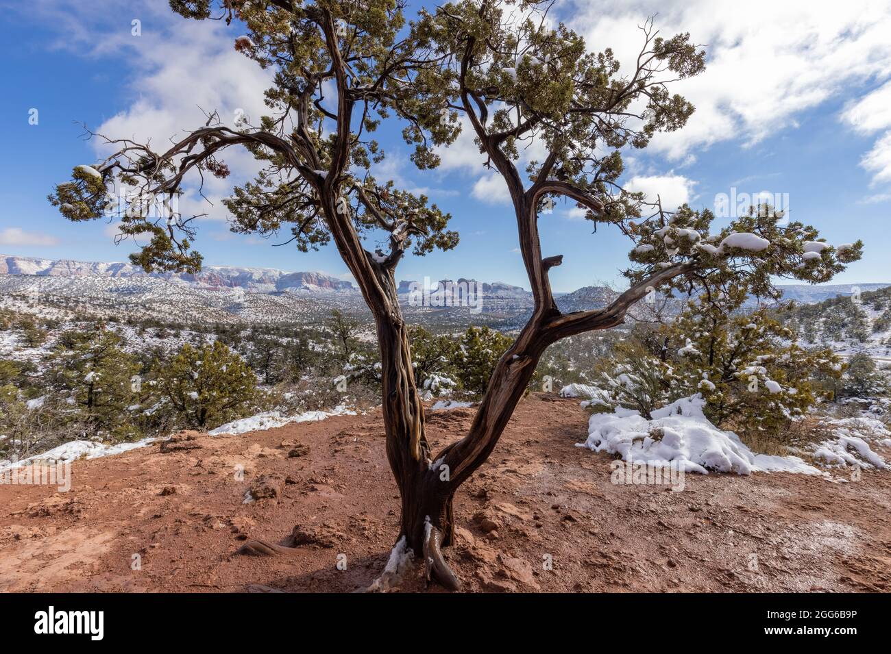 Scenic Sedona Arizona Winter Landscape Stock Photo - Alamy