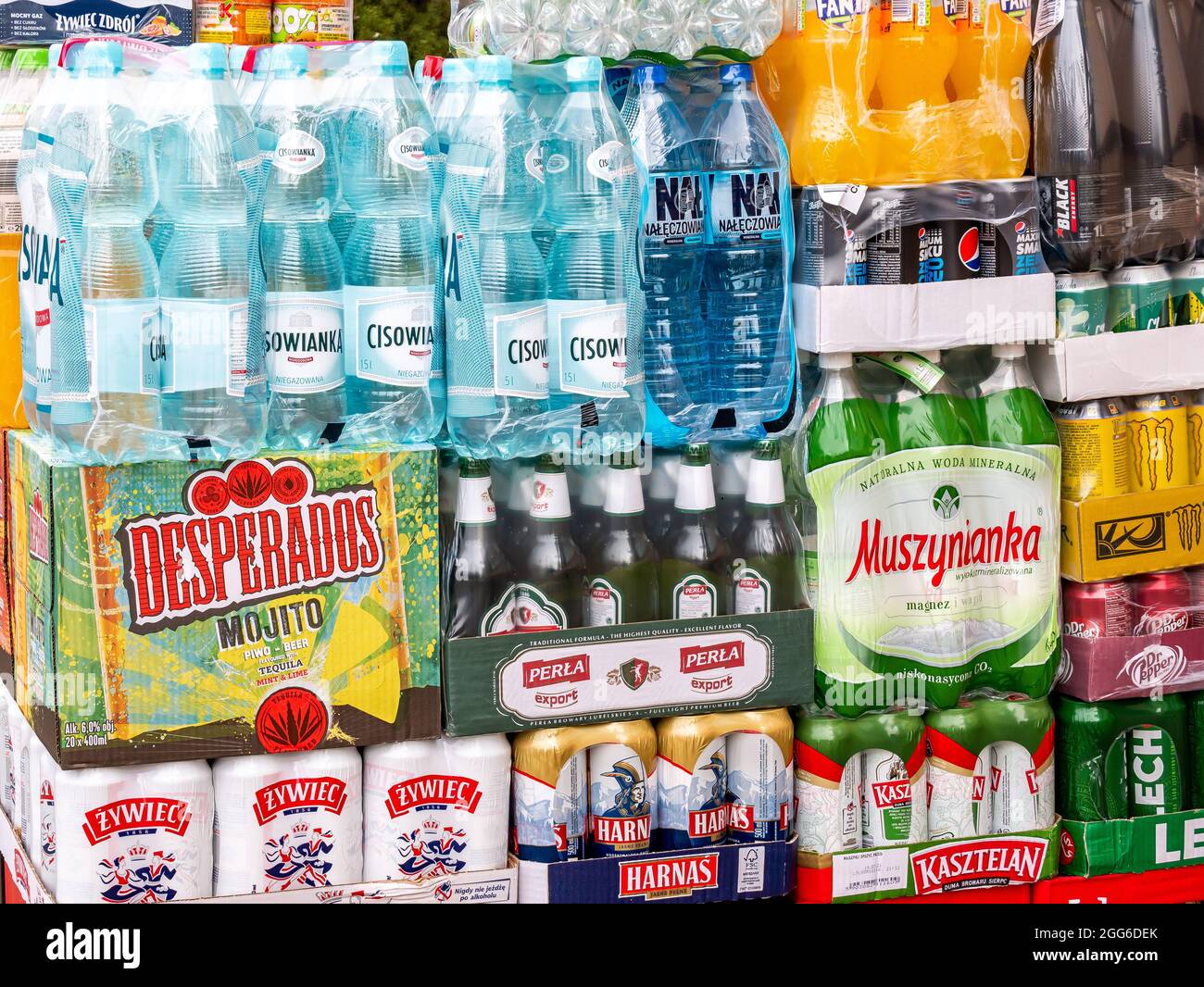 Lots of mineral water bottles hi-res stock photography and images - Alamy