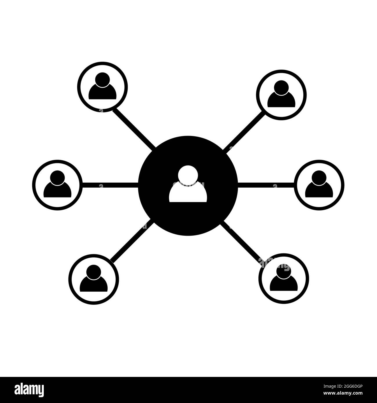 Affiliate marketing icon on white background. Affiliate program sign ...