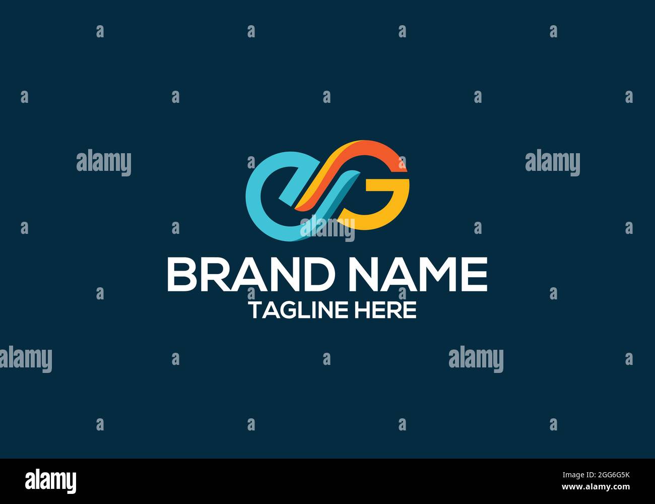 CG letter logo design and minimalist cg letter logo Stock Vector Image ...