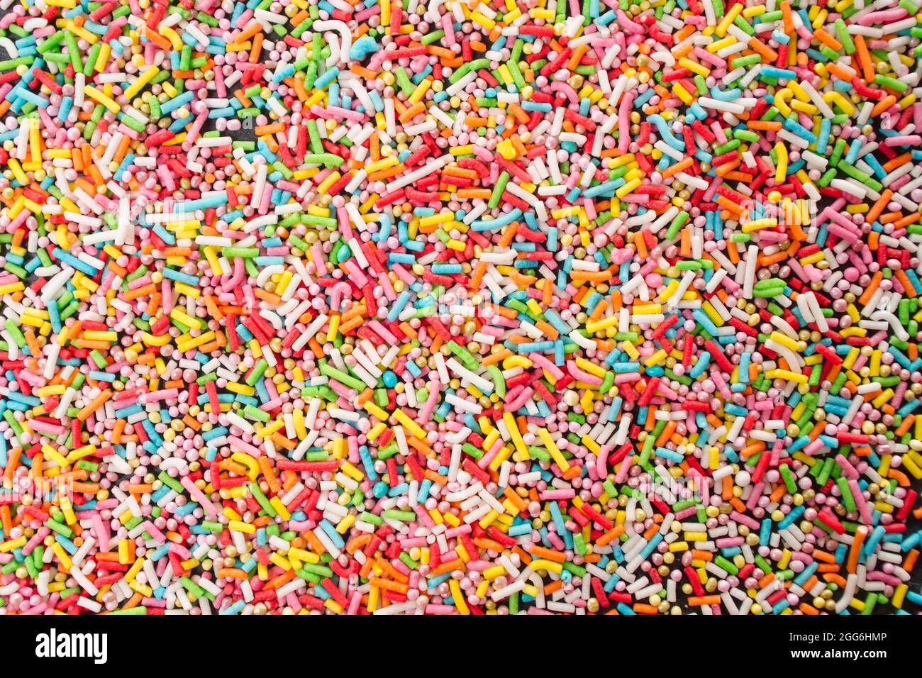 Presentation background made with sugar balls of various colors Stock ...